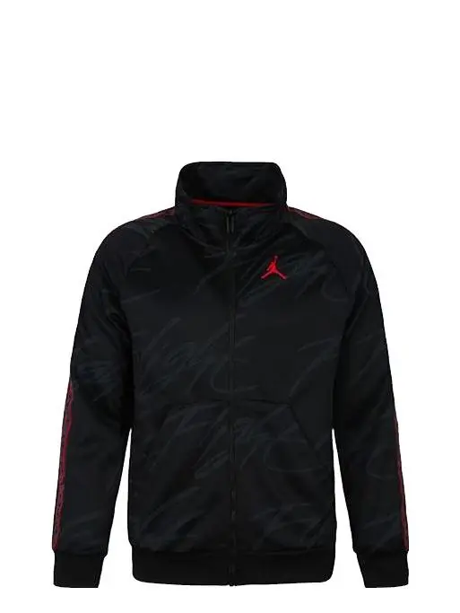 JORDAN Air Jumpman Stand Collar Knit Jacket - Black