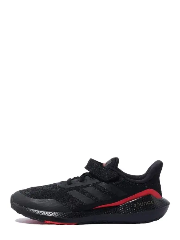 Adidas Eq21 Run Velcro J Low Top Sneakers - Black/red