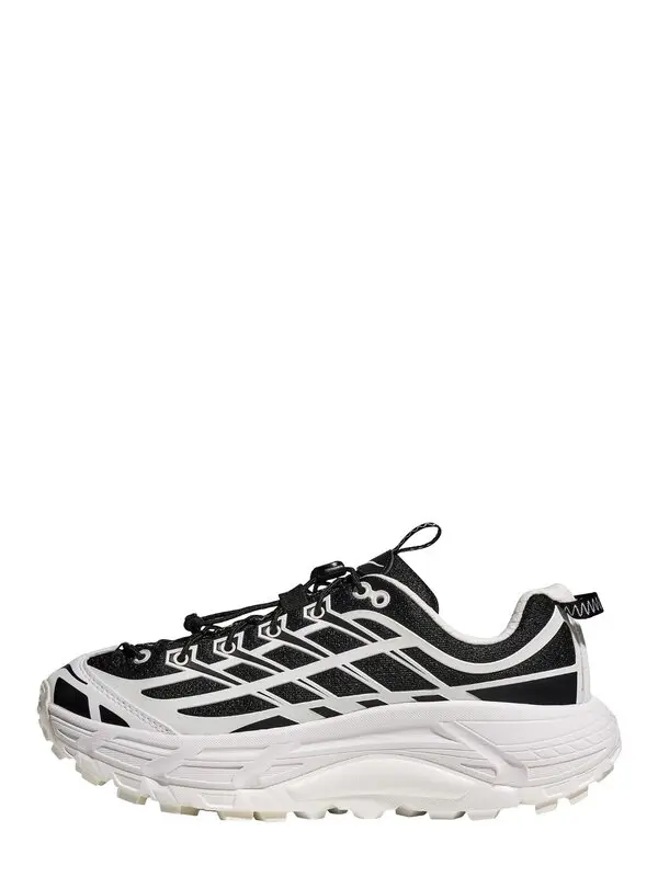 Hoka One One Mafate Three2 Athletic Sneakers - Black/white