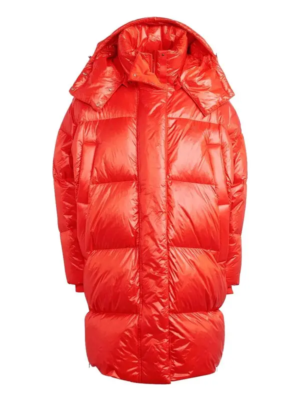 Adidas Originals Padded Long Jacket - Orange