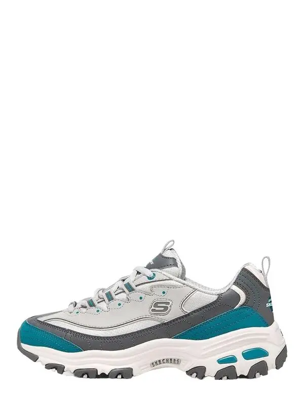 Sketchers D'lites 1.0 Sneakers - Whtie/grey/teal