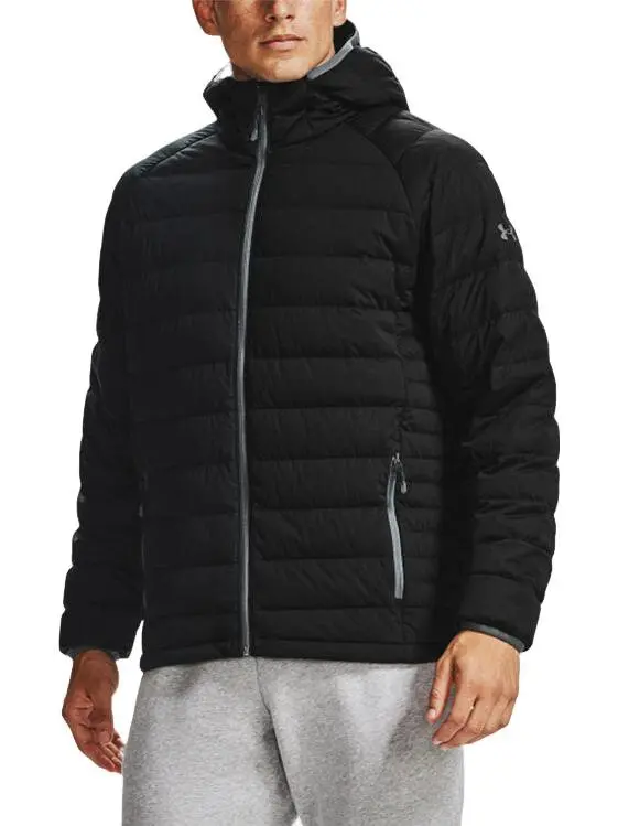 Under Armour Packable Stretch Fleece Down Jacket - Black