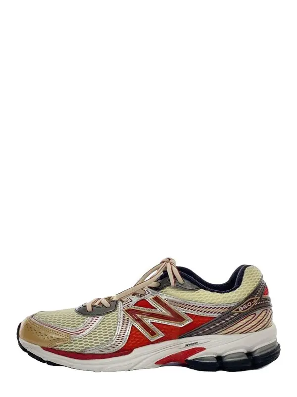 NEW BALANCE X Aime Leon Dore 860 V2 Athletic Sneakers - Sea Salt/red/silver