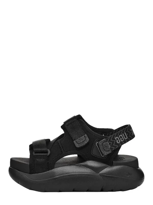 UGG La Alto Cross Strap Sandals - Black