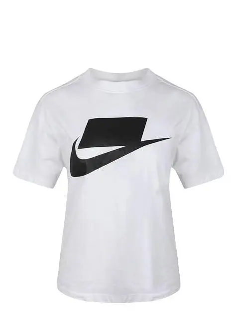 Nike Classic Large Logo Short Sleeve - White