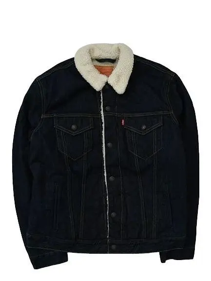 LEVI'S Sherpa Trucker Jacket - Navy