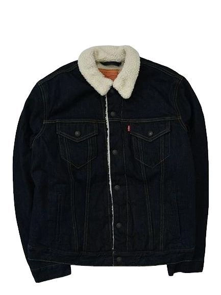 LEVI'S Sherpa Trucker Jacket - Navy
