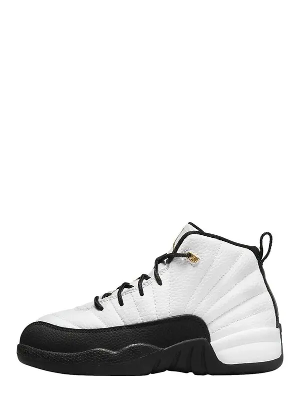 JORDAN 12 Retro "royalty" High Top Sneakers - White/black/gold