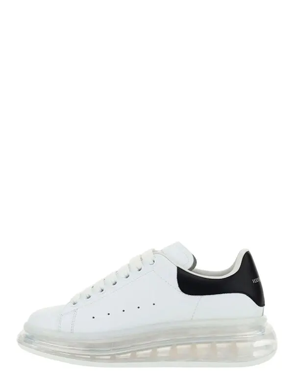 Alexander McQueen Oversized Transparent Sole Sneaker - White/black