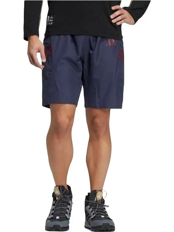 Adidas Woven Athletic Shorts - Blue