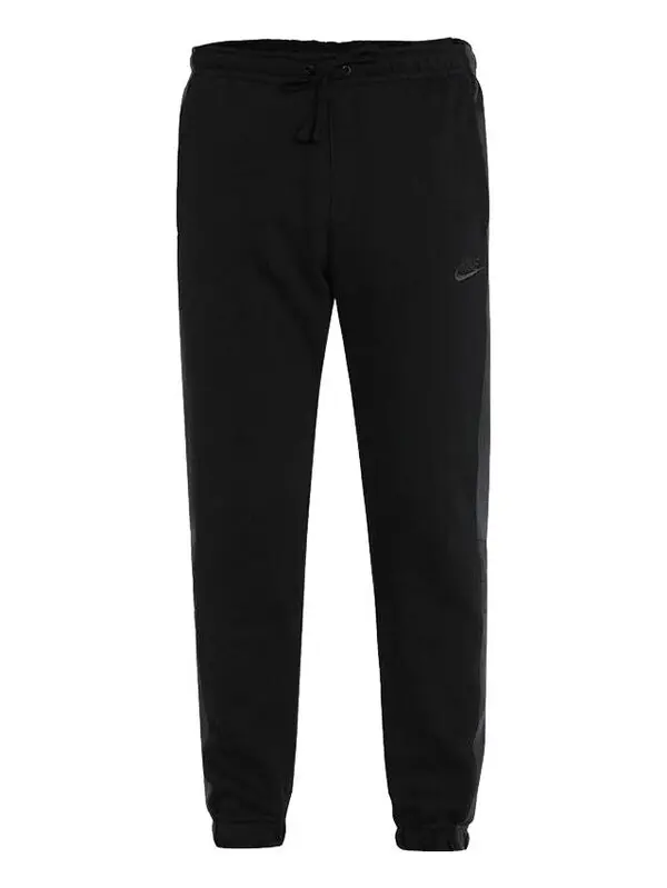 Nike Fleece Lined Knit Casual Sports Pants - Black