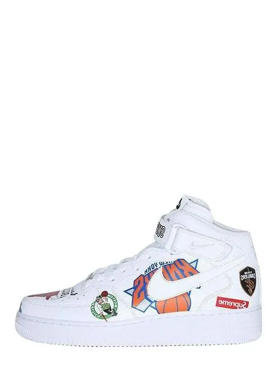 Nike X Supreme X Nba Air Force 1 Mid '07 - White