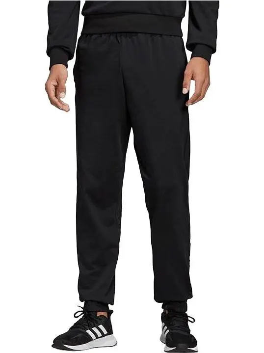Adidas E Lin T Pnt Sj Casual Sports Knit Long Pants - Black