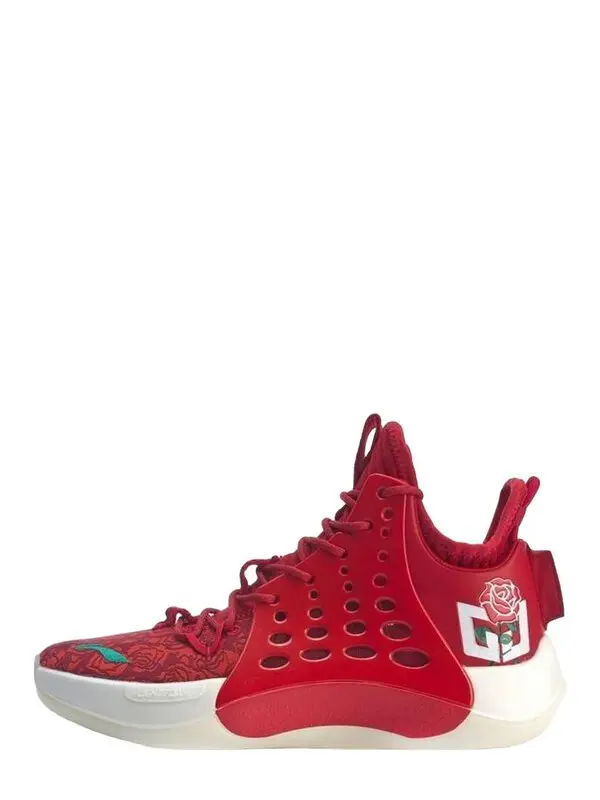 LI-NING Sonic V2 "rose City" Athletic Sneakers - Red