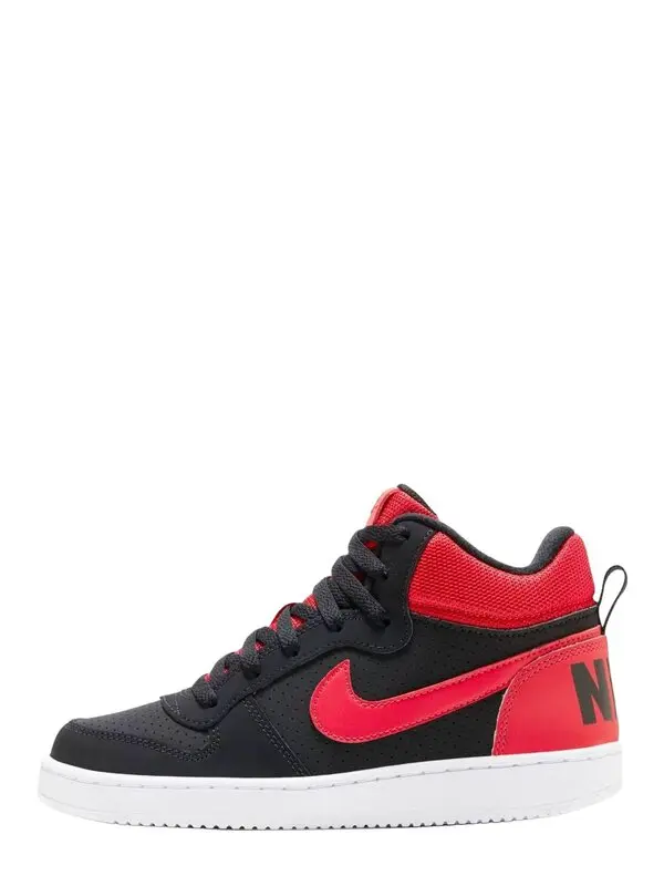 Nike Court Borough Mid Sneakers - Black/red