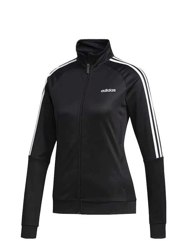 Adidas Stand Collar Casual Sports Jacket - Black