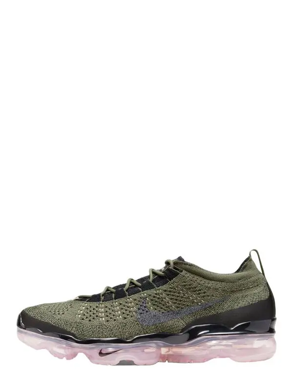 Nike Vapormax 2023 Flyknit Sneakers - Medium Olive/pink Oxford/black