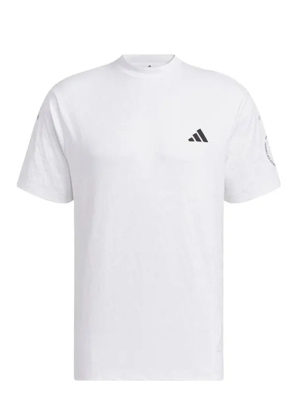 Adidas Street Style Plain Logo T-shirts Asia Sizing - White