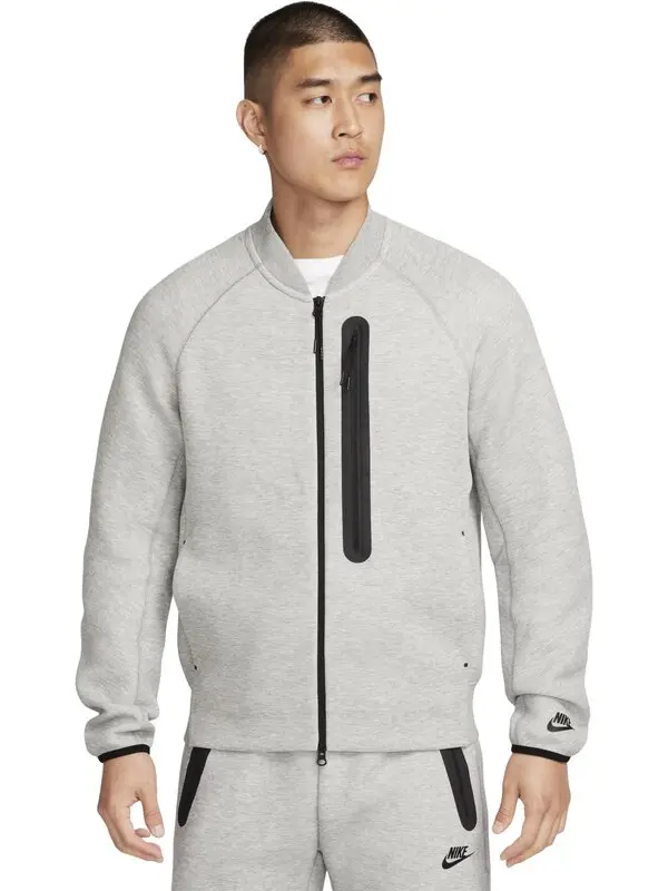 Nike Tech Fleece Bomber Jacket - Grey