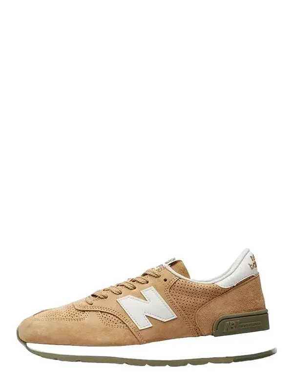 NEW BALANCE 990v1 Made In Usa 'hemp' Athletic Sneakers - Tan