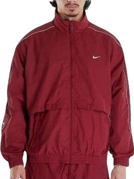 Nike Solo Swoosh Woven Track Jacket - Red