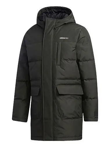Adidas Neo Wint Dwn Prka Hooded Down Jacket - Brown