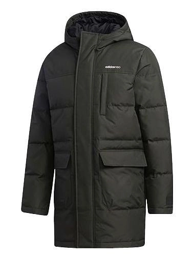 Adidas Neo Wint Dwn Prka Hooded Down Jacket - Brown
