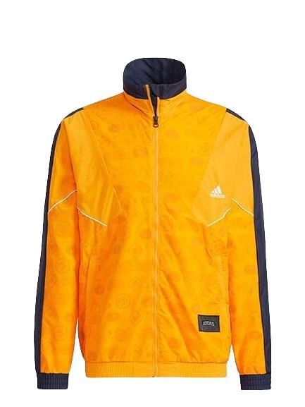 Adidas Printed Track Jacket - Orange