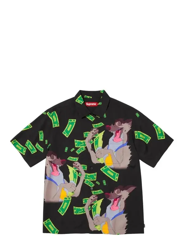 Supreme All Dogs Go To Heaven Short-sleeve Shirt - Black