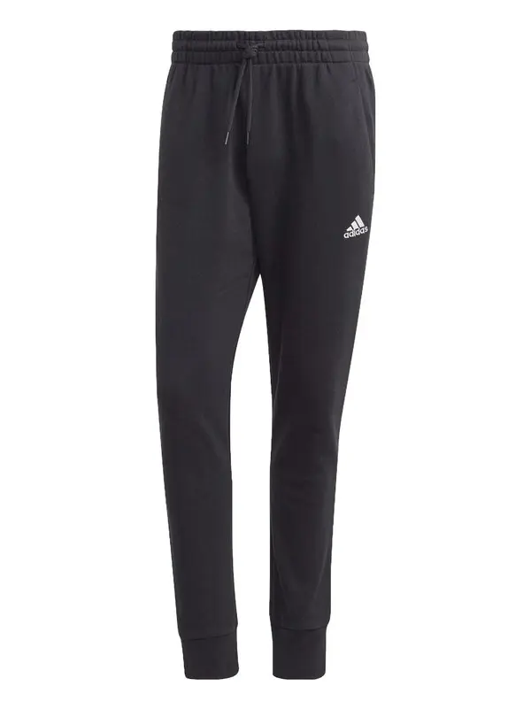 Adidas Essentials French Terry Tapered Cuff Joggers - Black