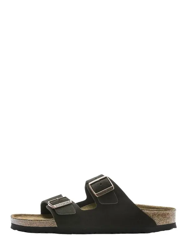 BIRKENSTOCK Arizona Soft Footbed Suede Leather Sandals - Mocha