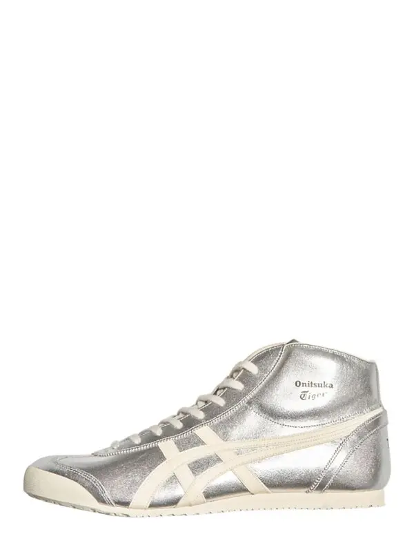 Onitsuka Tiger Mexico Mid Runner Sneakers - Silver/cream