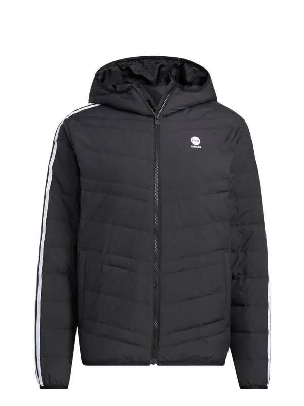 Adidas Neo Essentials Down Jacket With Hood - Black