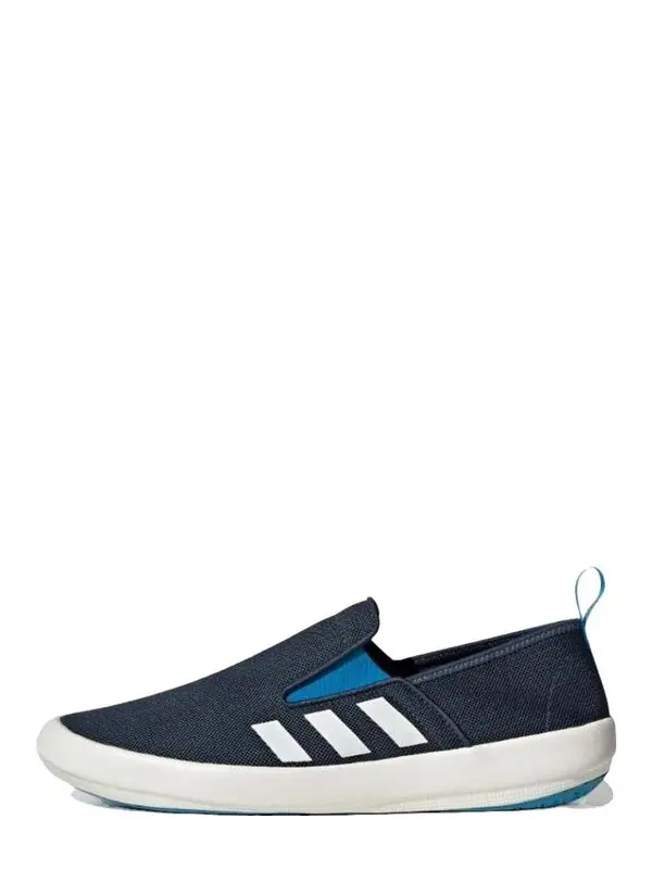 Adidas Boat Slip-on Shoes - Blue/white