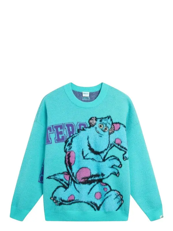 LI-NING X Disney Monster University Graphic Knit Sweater - Blue