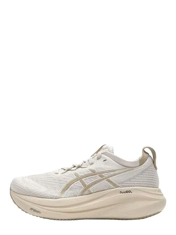 Asics Gel-nimbus 27 Running Shoe - Birch/feather Grey