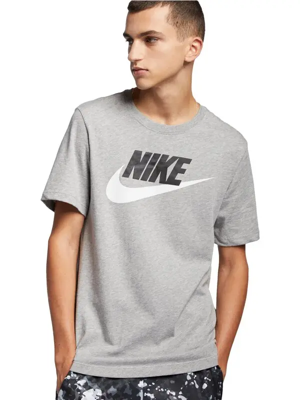 Nike Logo Graphic T-shirt - Grey