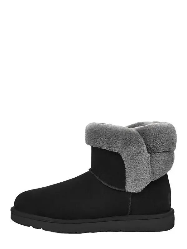 UGG Saniya Mini Suede Classic Boot - Black