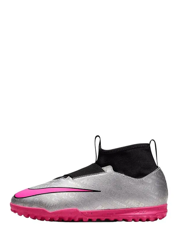 Nike Jr Mercurial Superfly 9 Acad 25 Tf Turf - Silver/black/pink