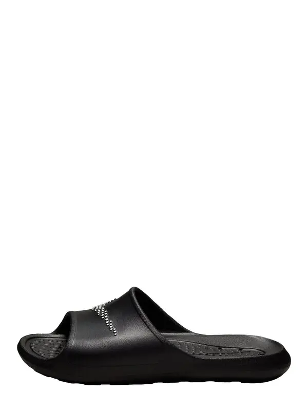 Nike Victori One Slide 'polka Swoosh' Black - Black/white