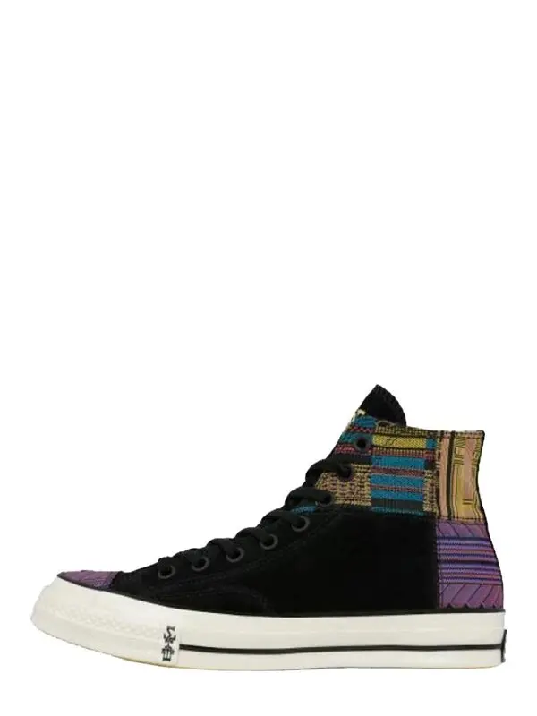 CONVERSE Chuck 70 Hi Suede Kente Cloth - Black