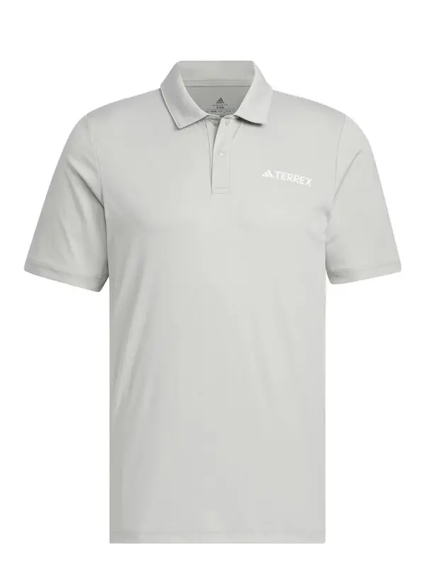 Adidas Logo Polo Shirts Asia Sizing - Grey
