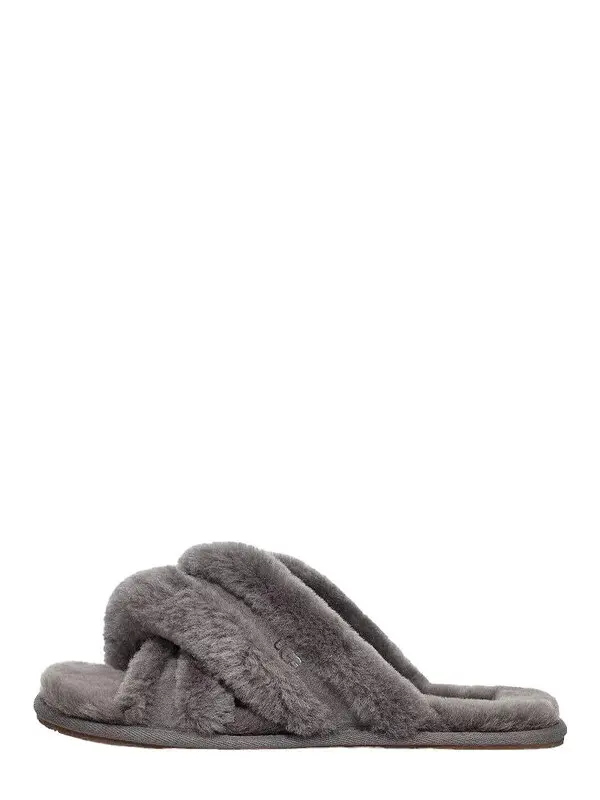 UGG Scuffita Shearling Slippers - Grey
