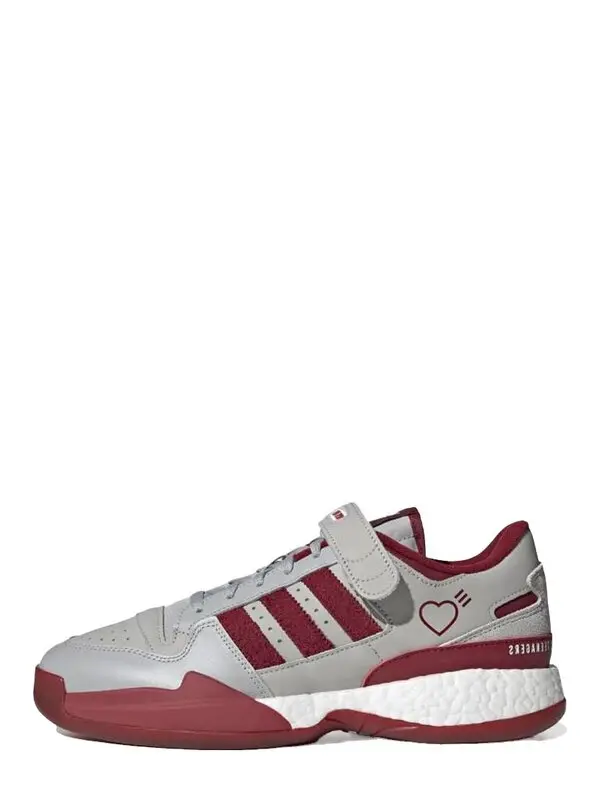 Adidas Human Made X Forum Low Sneakers - Grey/red