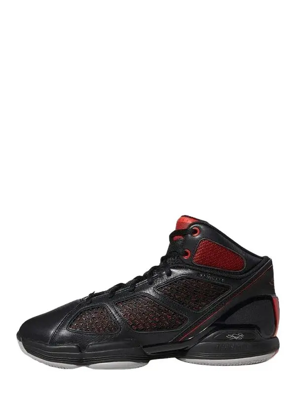 Adidas Adizero Rose 1.5 Restomod High Top Sneakers - Black/red