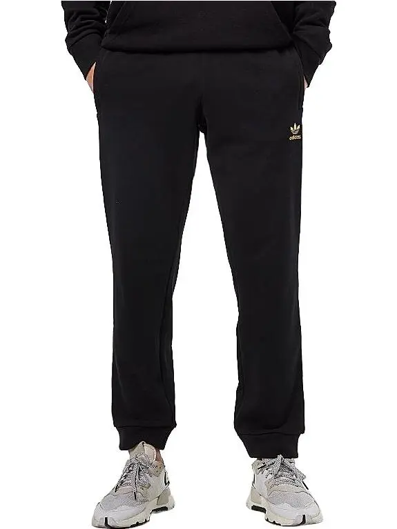 Adidas Originals Trefoil Pant Casual Bundle Feet Long Knit Sports Pants - Black