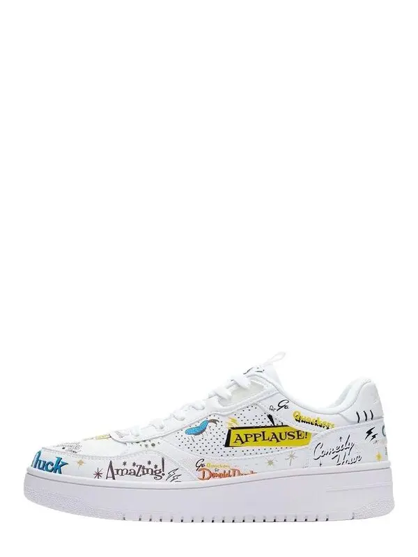 LI-NING Classic Cushion X Disney "white" Sneakers - White/yellow