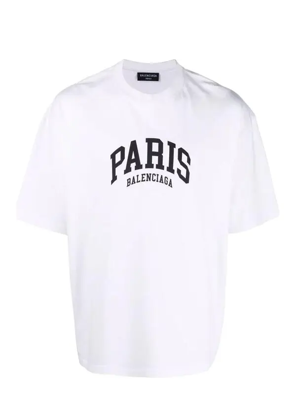 Balenciaga Cities Paris T-shirt - White