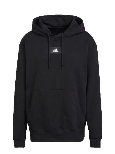 Adidas Logo Small Label Solid Color Sports Hoodie - Default Color