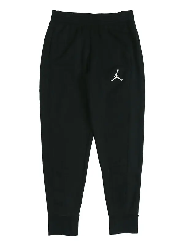 JORDAN Flight Fleece Knit Fleece Lined Casual Sports Long Pants - Black